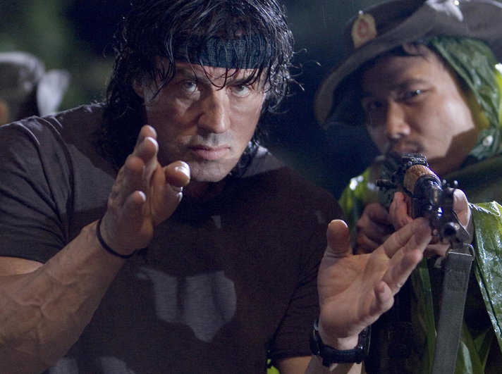 Sylvester Stallone se prépare pour le tournage de Rambo 5