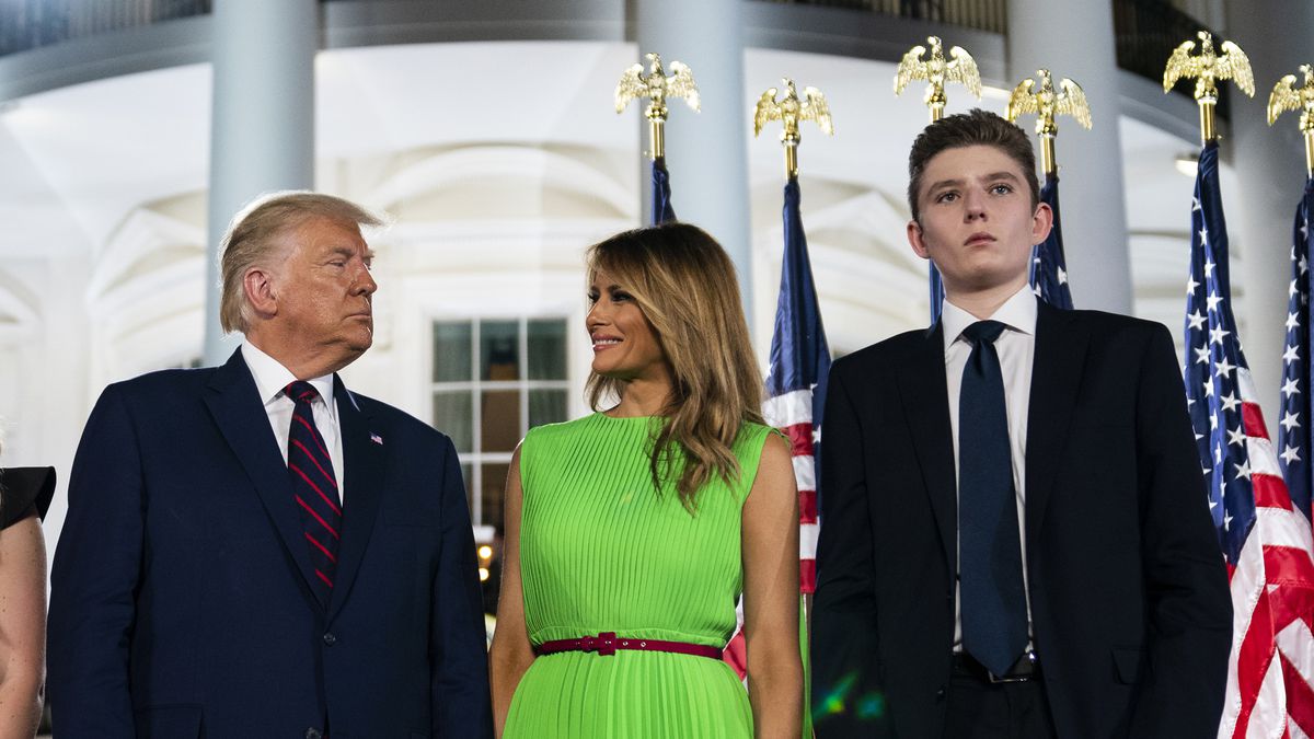 Melania et Donald Trump : leur fils Barron également positif au ...