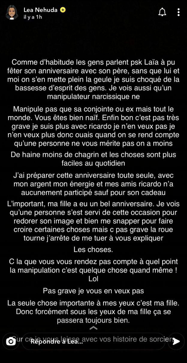 Nehuda de nouveau en couple avec Ricardo Pinto ? Elle répond et tacle