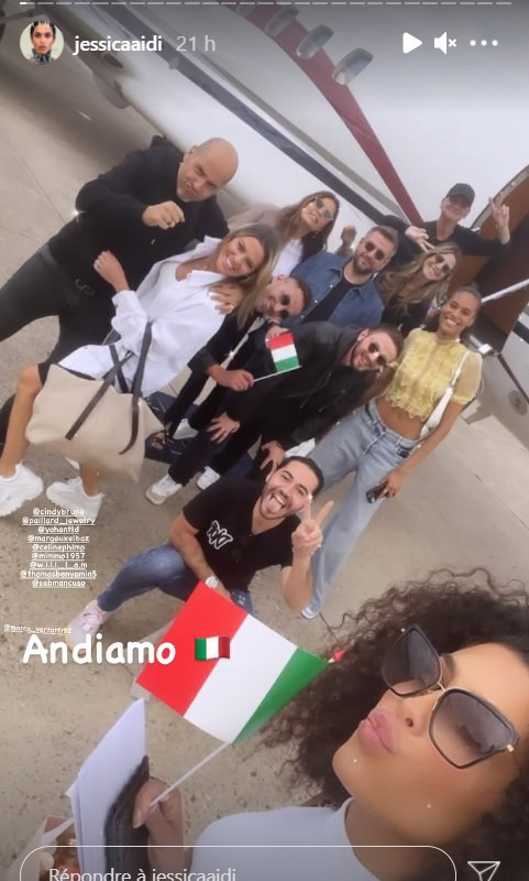 Euro 2020 : Jessica Aidi aux premières loges pour soutenir son chéri ...