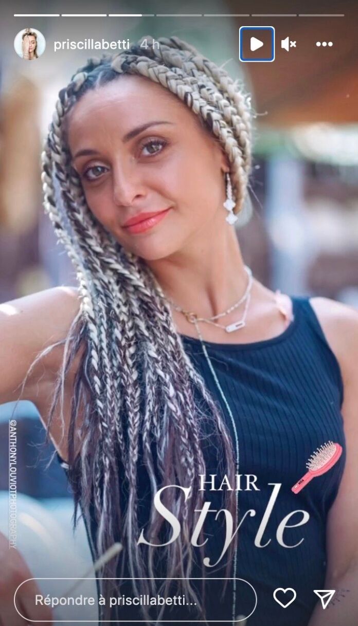 Priscilla Betti : la chanteuse ose un tout nouveau style capillaire