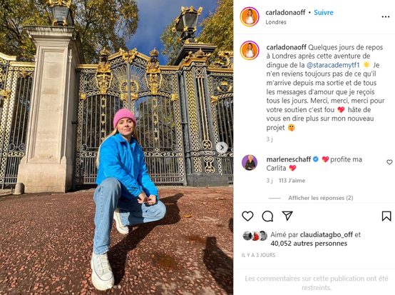 Star Academy : Carla révèle travailler sur un projet depuis l’étranger