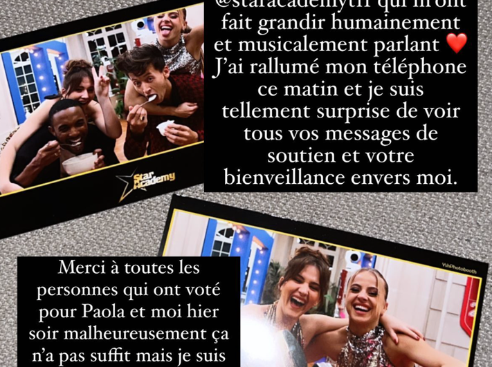 Star Academy : Carla et Paola prennent la parole après leur élimination