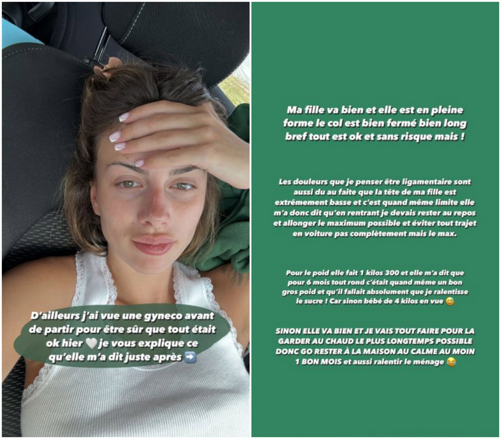 Giuseppa Ciurleo enceinte : elle doit désormais "rester allongée le ...