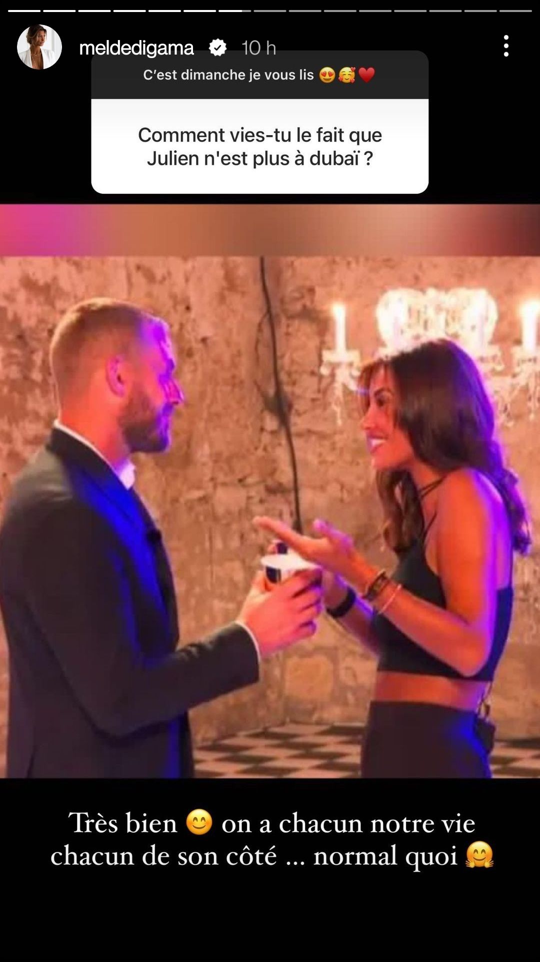 Mélanie Dedigama en couple ? Elle dévoile ses plans pour la Saint ...