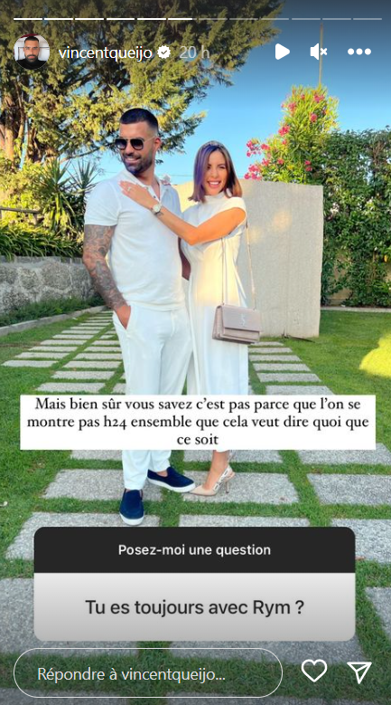 Vincent Queijo toujours en couple avec Rym Renom ? Il fait une grosse ...