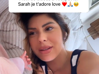 Sarah Lopez bientôt mariée ? Ce joli rêve juste après la naissance de ...