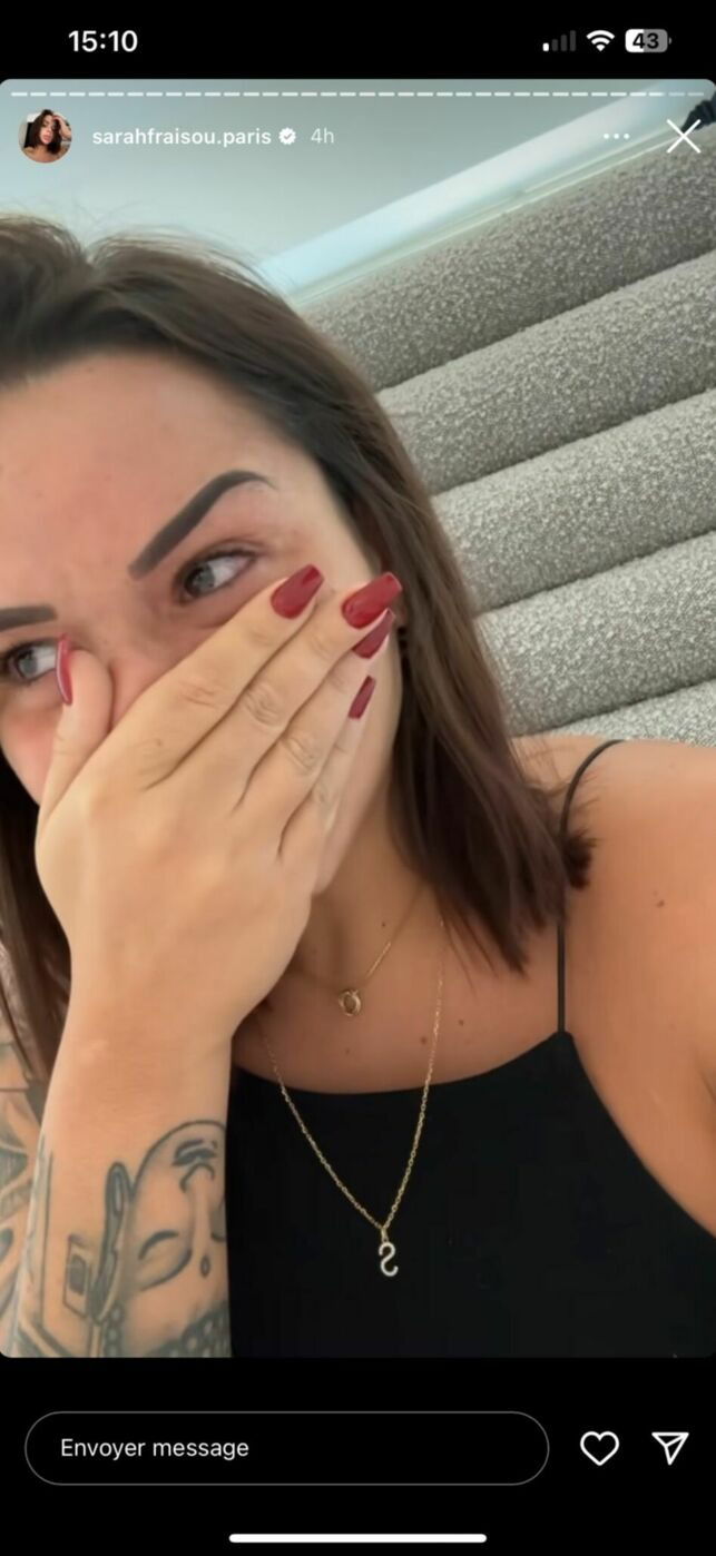 "Je suis la première à prendre un billet" : Sarah Fraisou annonce être ...