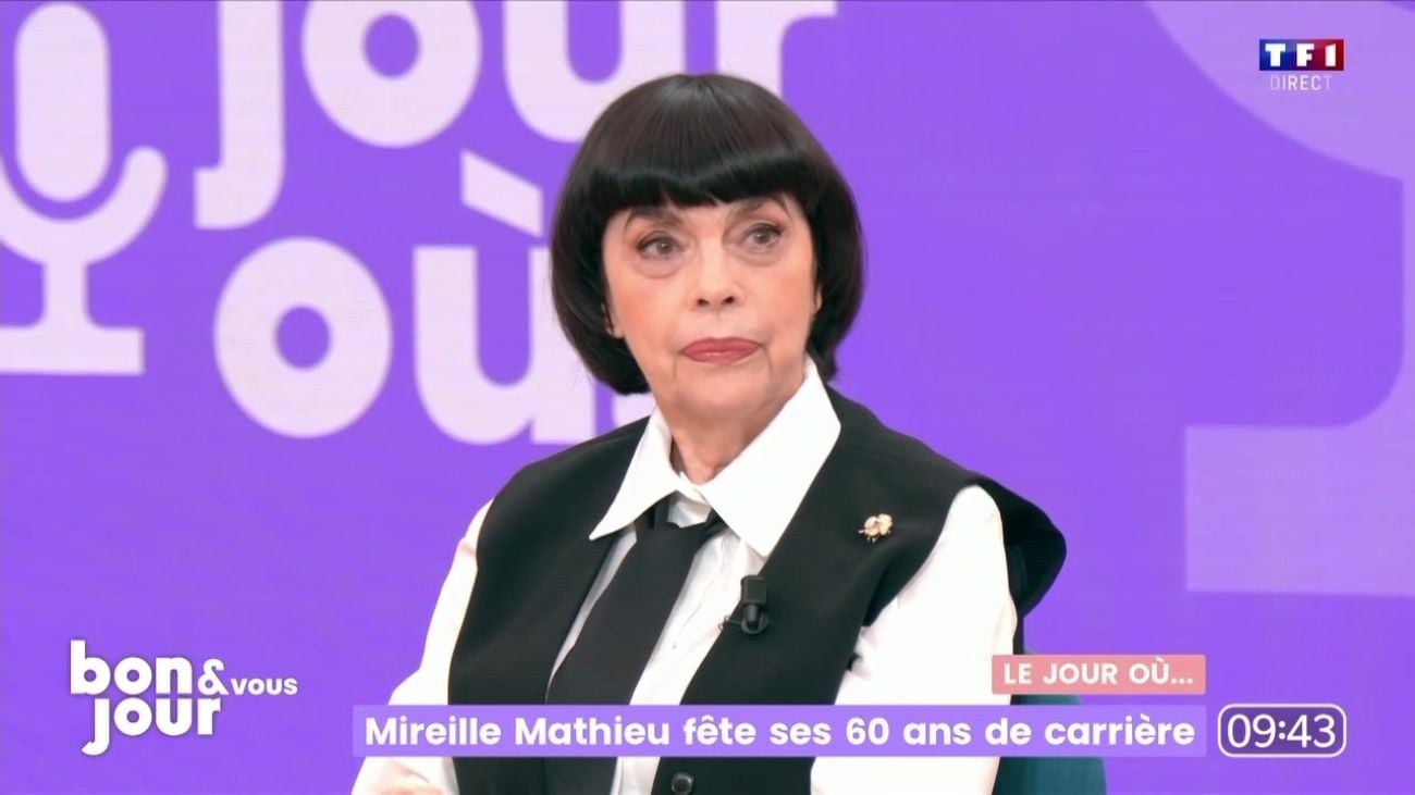 Mireille Mathieu en larmes face à Bruce Toussaint : "Vous voyez, je ...