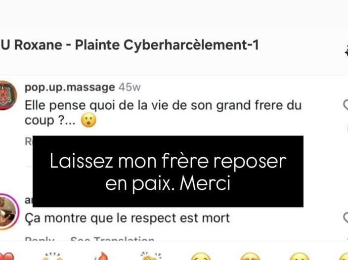 Roxane Depardieu réagit face aux commentaires malveillants : "Laissez ...