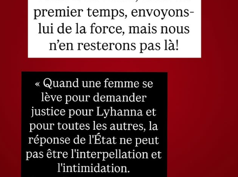 Enora Malagré en colère après la garde à vue d’Andréa Bescond lors de l ...